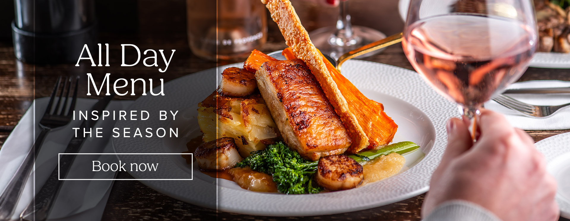 Dinner Menu & Prices | All Day Dining at The Warren Wokingham